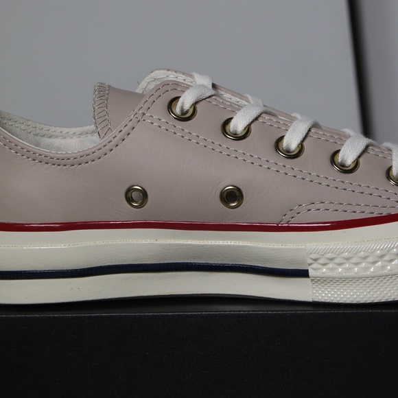 Converse | Shoes | Converse Chuck 7 Tan Leather All Star Low Tops ...